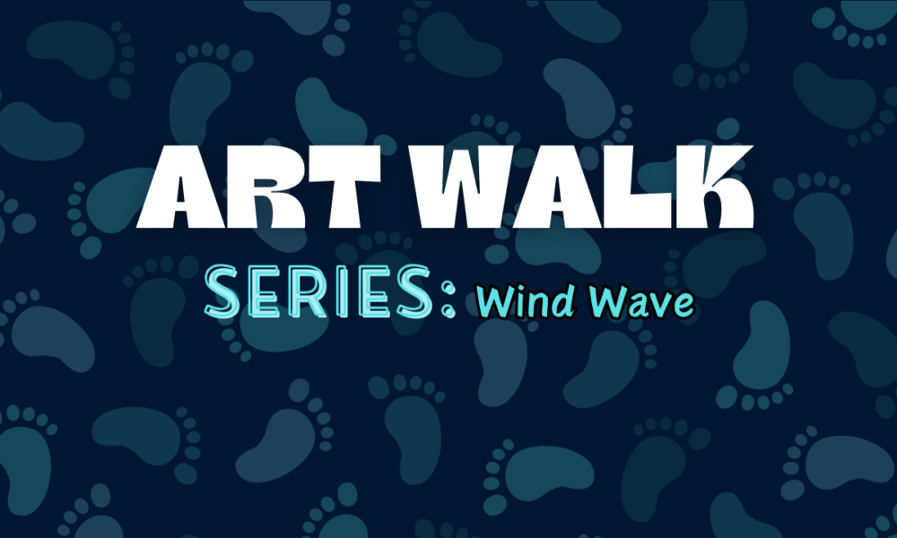 Fall Art Walk - The Art Piece Known as "Wind Wave"
